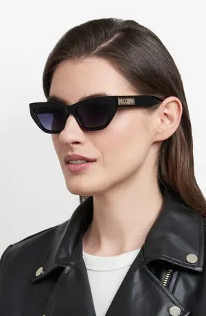 Moschino 55mm Gradient Cat Eye Sunglasses