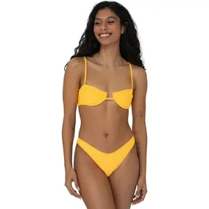 BRIGHT SWIMWEAR Lola Bikini Top - Yellow