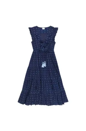 MER ST. BARTH Giselle Maxi Dress - Blue