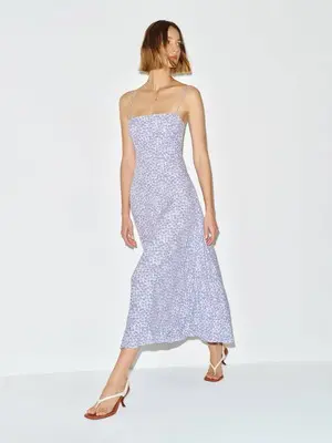 Women's Strapless Maxi Knit Dresses