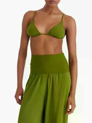 ERES Dao High-waisted Trousers - Green