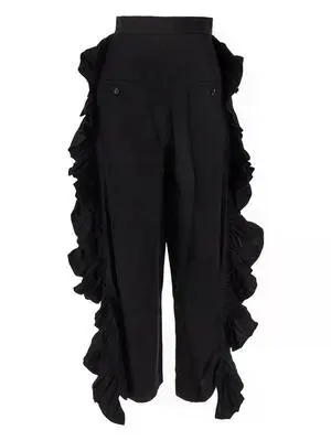 UMA WANG Ruffled Trousers