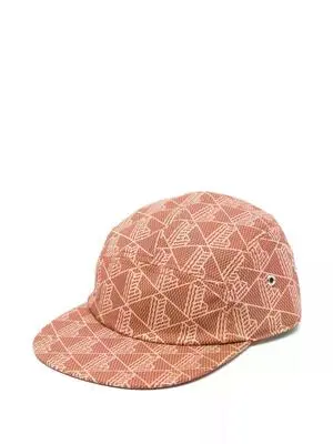 Lacoste Printed Twill Cap - Brown