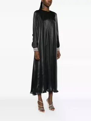 NISSA Beaded-cuff Maxi Dress