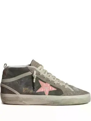GOLDEN GOOSE Mid Star Suede Sneakers - Grey