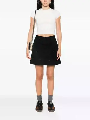 Carhartt Work In Progress Patch-pocket Mini Skirt - Black