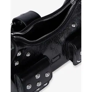 The Kooples Amelia Stud-embellished Leather Shoulder Bag