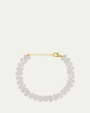 Jia Jia Oracle Crystal Quartz Gemstone Bracelet - Clear