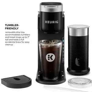 KEURIG K Cafe Barista Bar Single Serve Coffee Maker And Frother