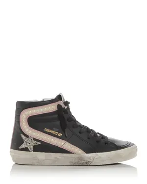 GOLDEN GOOSE Slide Embellished High-top Sneakers