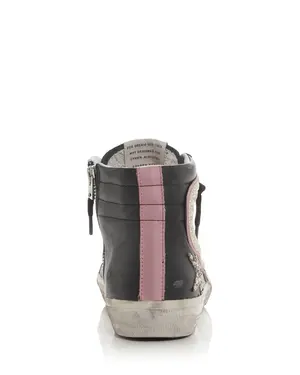 GOLDEN GOOSE Slide Embellished High-top Sneakers