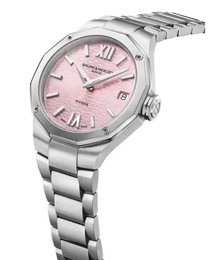 Baume & Mercier Riviera Watch - Pink/silver