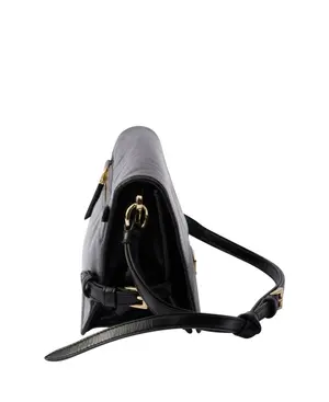 Prada Leather Shoulder Bag - Black