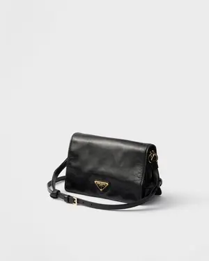 Prada Leather Shoulder Bag - Black