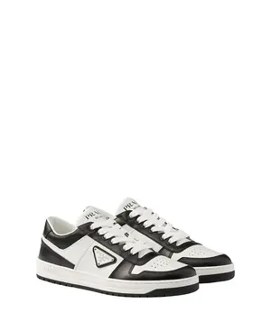 Prada Downtown Perforated Leather Sneakers