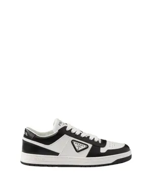 Prada Downtown Perforated Leather Sneakers