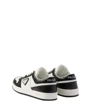 Prada Downtown Perforated Leather Sneakers