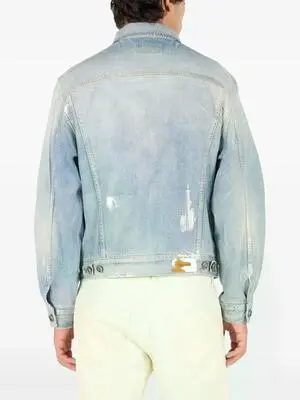 Roberto Cavalli Distressed Denim Jacket