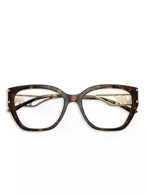 Michael Kors Cat-eye Frame Glasses - Brown