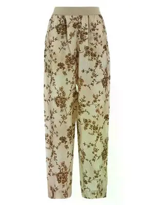 UMA WANG Floral-print Trousers