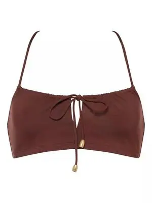 ERES Abysses Cropped Bikini Top - Brown