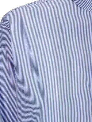 Studio Nicholson Cotton Striped Shirt - Blue