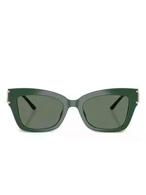 Michael Kors Logo-plaque Sunglasses - Green