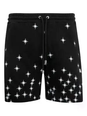 Amiri Starburst Crystal Sweatshorts