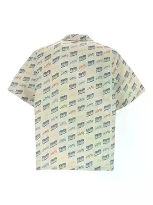 Howlin' Logo-print Shirt - Neutrals
