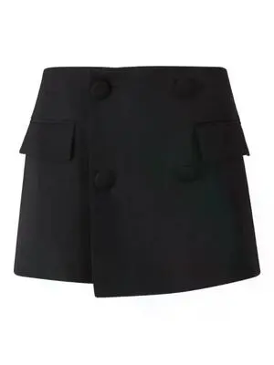 Balmain Wool Mini Skirt