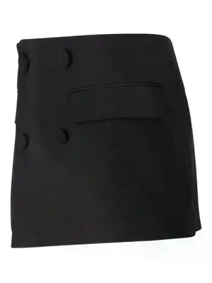 Balmain Wool Mini Skirt
