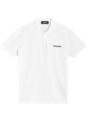 Dsquared2 Logo Piqué Cotton Polo Shirt