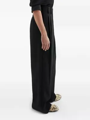 JIL SANDER Pleat-detail Trousers - Black