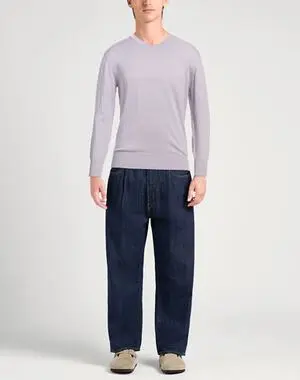 Altea Crewneck Lyocell-cotton Sweater - Lilac