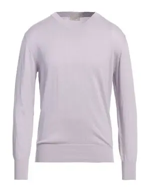 Altea Crewneck Lyocell-cotton Sweater - Lilac