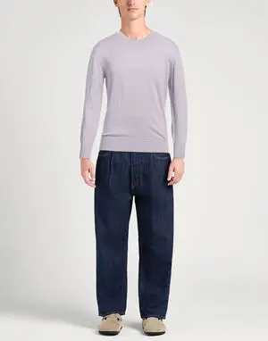 Altea Crewneck Lyocell-cotton Sweater - Lilac