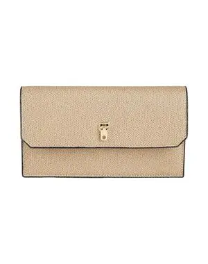 VALEXTRA Woman Wallet Light Pink Size - Calfskin Beige