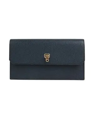 VALEXTRA Wallet Calfskin - Blue
