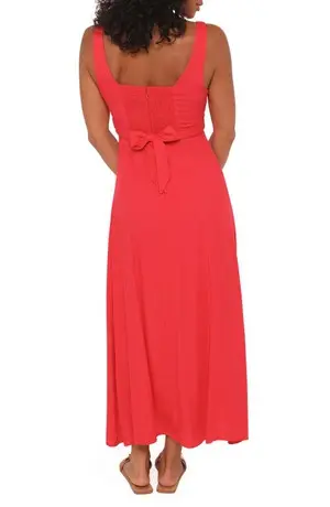 PETAL & PUP Archer Fit & Flare Midi Dress