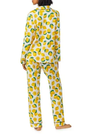 BEDHEAD PAJAMAS Print Stretch Jersey Pajamas - Main Squeeze