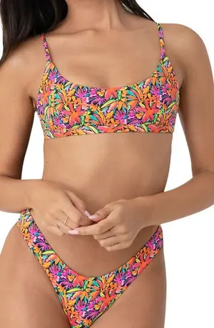 BRIGHT SWIMWEAR Bali Bikini Top - A Tropical Night