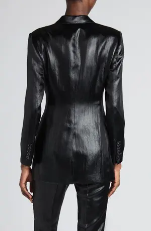 TOM FORD Bianca Single-breasted Liquid Satin Blazer