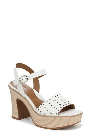 Naturalizer Kira Platform Sandal - White
