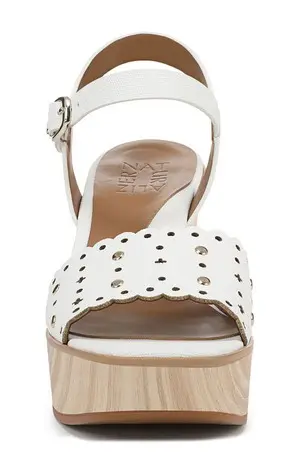 Naturalizer Kira Platform Sandal - White