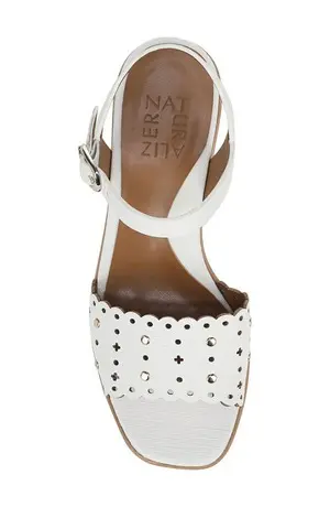 Naturalizer Kira Platform Sandal - White