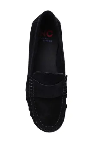 NATIONAL COMFORT Shivers Loafer - Black Suede