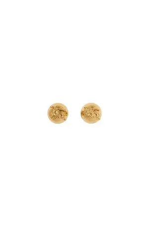Burberry Ekd Sphere Stud Earrings - Gold