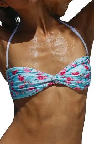 BRIGHT SWIMWEAR Nia Twisted Bandeau Top Waterloo