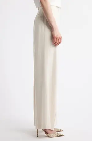 Kobi Halperin Flat Front Wide Leg Trousers
