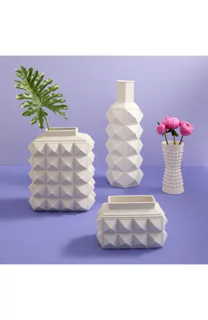 Jonathan Adler Charade Studded Taper Vase